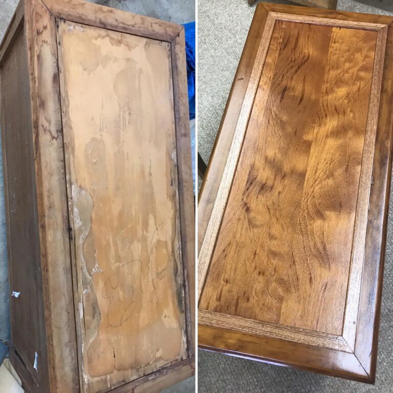 Repaired Water Damaged Chest | GRUBBS WOODWORKS